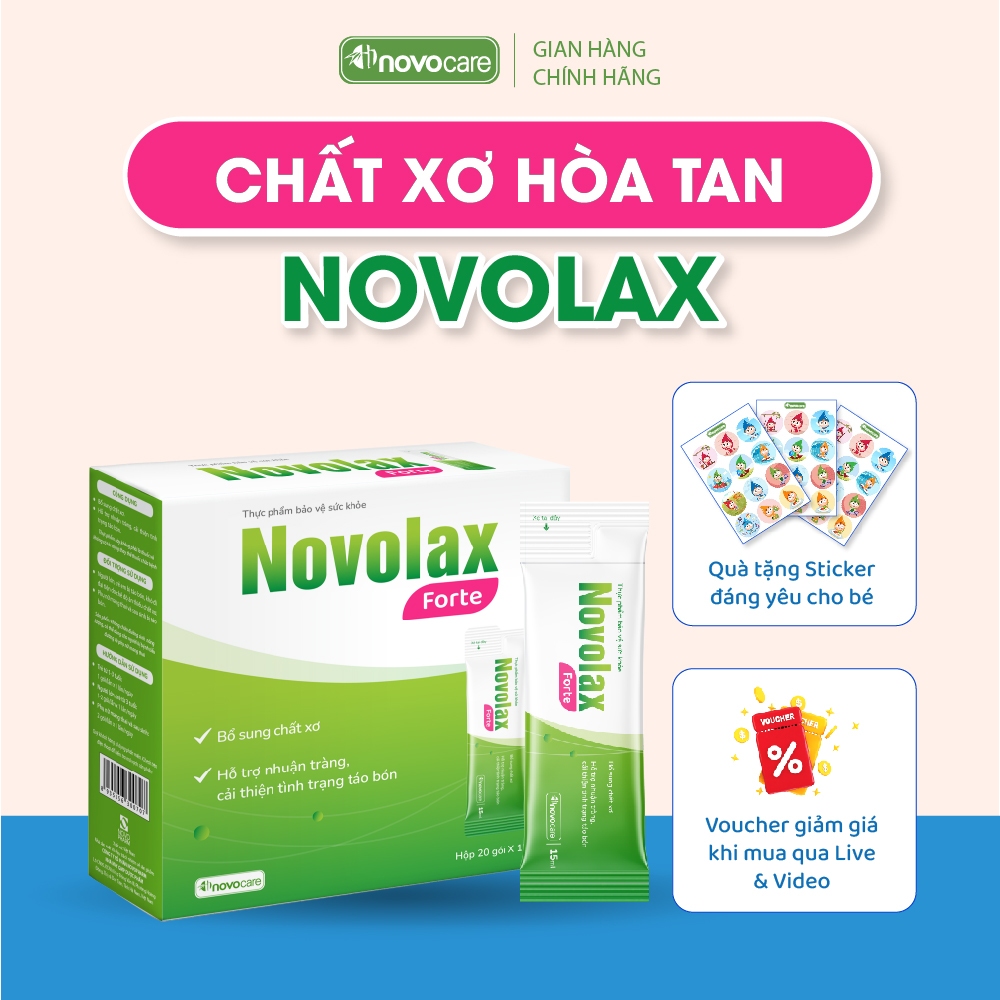 Novocare Novolax Forte Fiber Reduces Constipation for Children from 1 ...