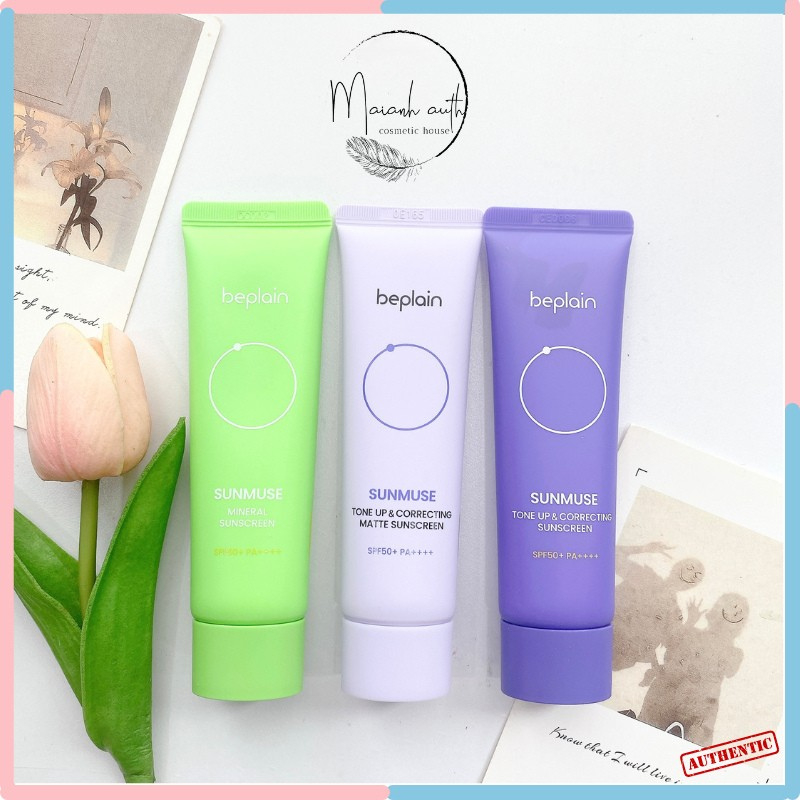 Beplain Sunscreen SPF 50+++ 3 types of Sunscreen to brighten skin tone ...