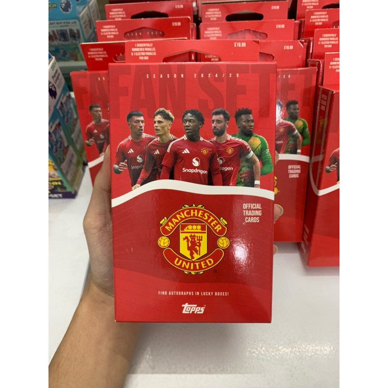 Fanset Manchester United Football Card Box 24/25 season | Shopee Malaysia