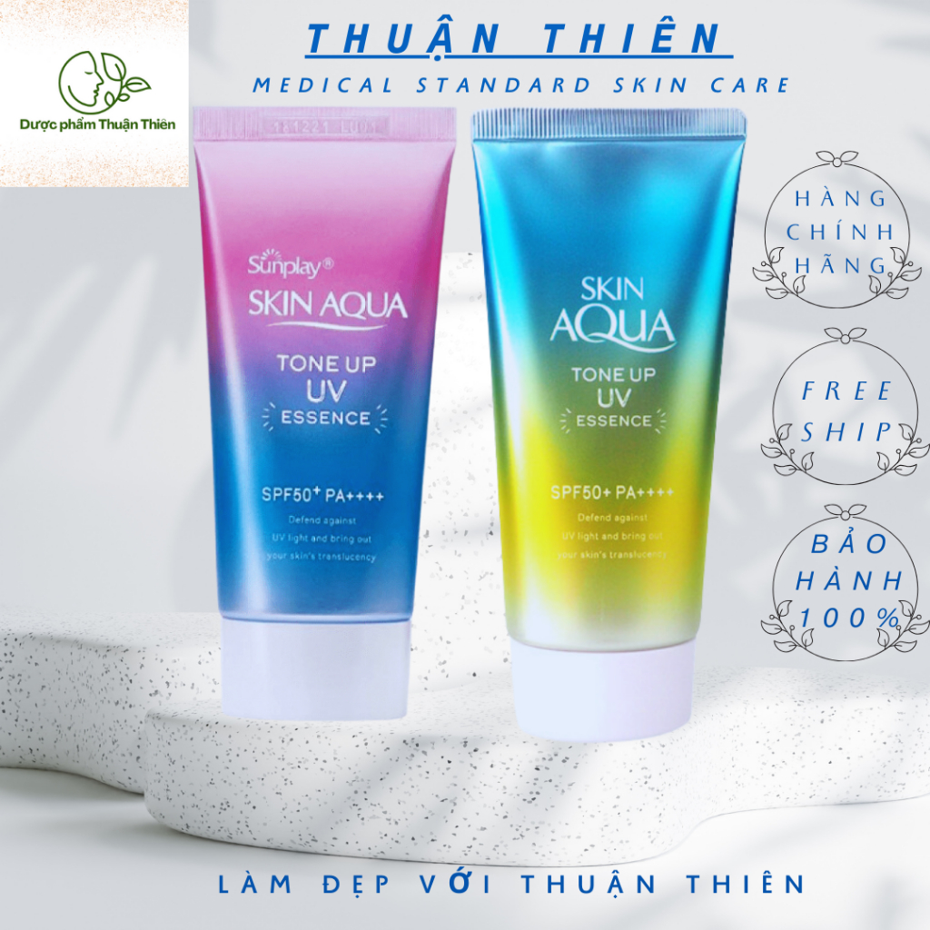 Sunplay Skin Aqua Tone Up UV Essence SPF 50+ PA++++ 80g | Shopee Malaysia