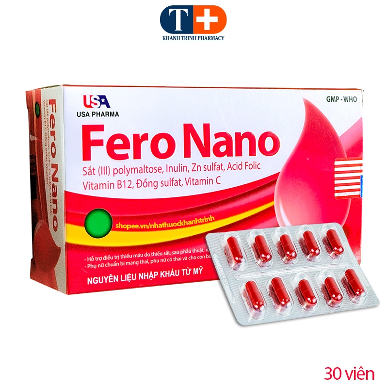 Fero Nano iron tablets, box of 30 tablets | Shopee Malaysia