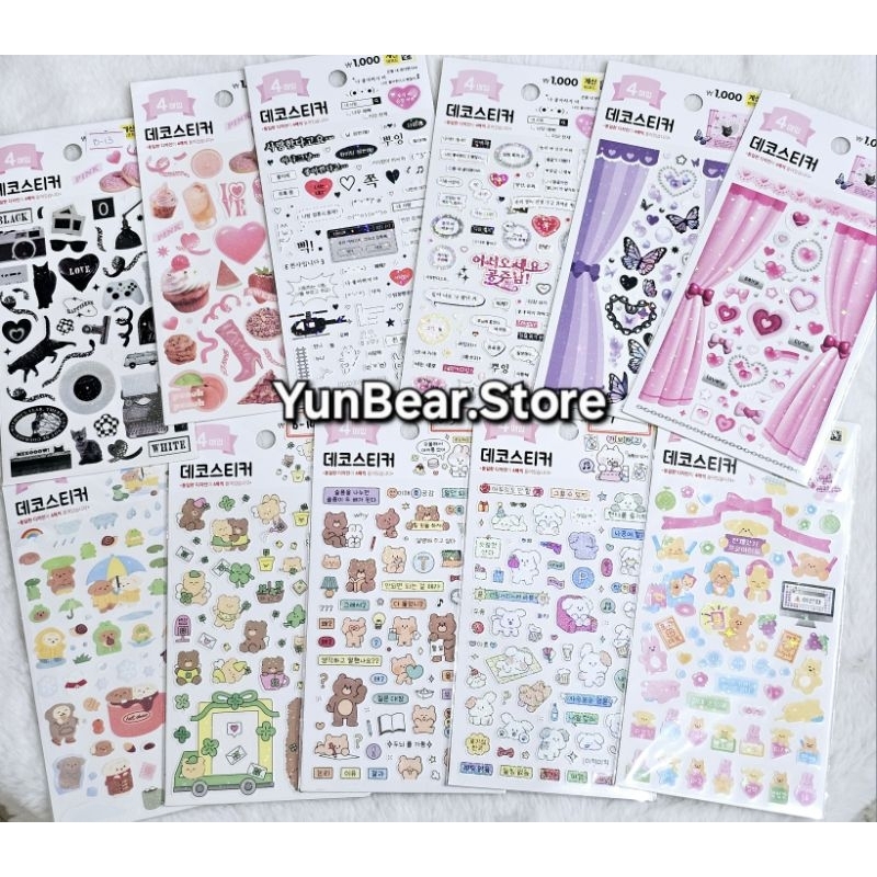 [3] Synthesis OF KOREAN DAISO STICKERS | Shopee Malaysia