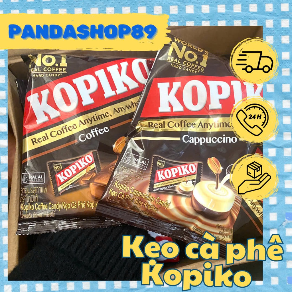 Kopiko candy, coffee candy of all flavors, Kopiko Coffeeshot lozenges ...