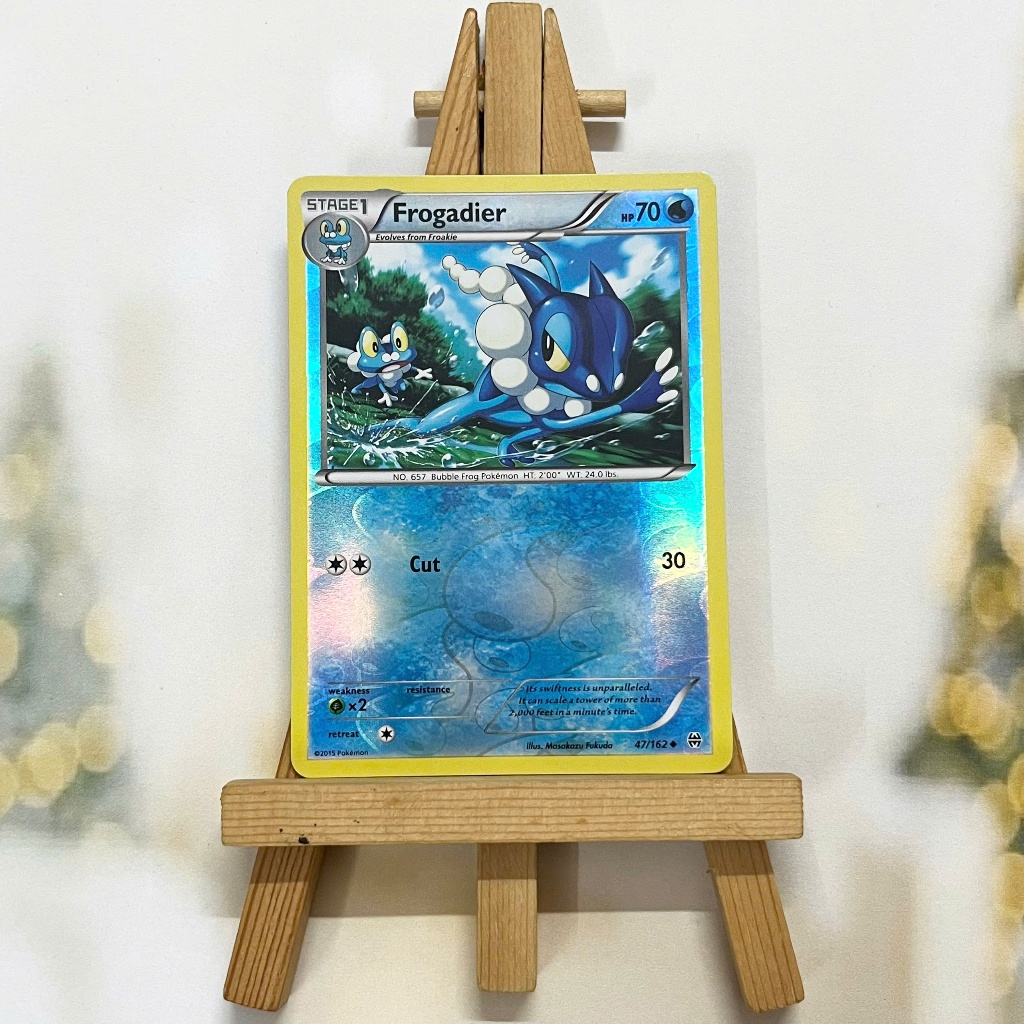 Pokemon Frogadier 47/162 Picture Card - Odd Card XY: Breakthrough ...