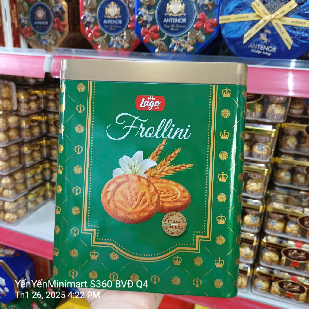 Lago Frollini butter biscuits premium tin box | Shopee Malaysia