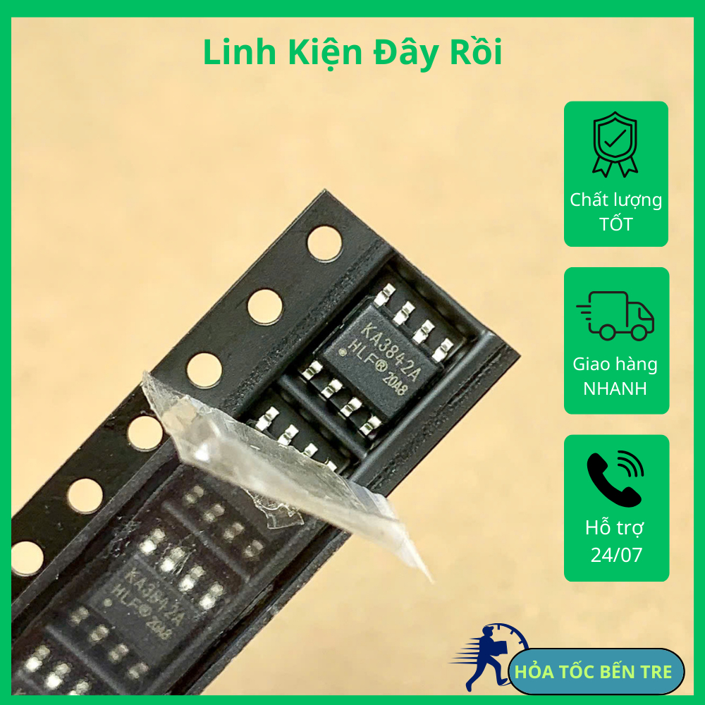 5 pieces genuine KA3842 KA3842A SOP-8 | Shopee Malaysia