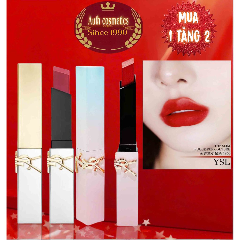 Ysl Saint Laurent New Lipstick Gold Silver Lipstick Macaron gradient ...