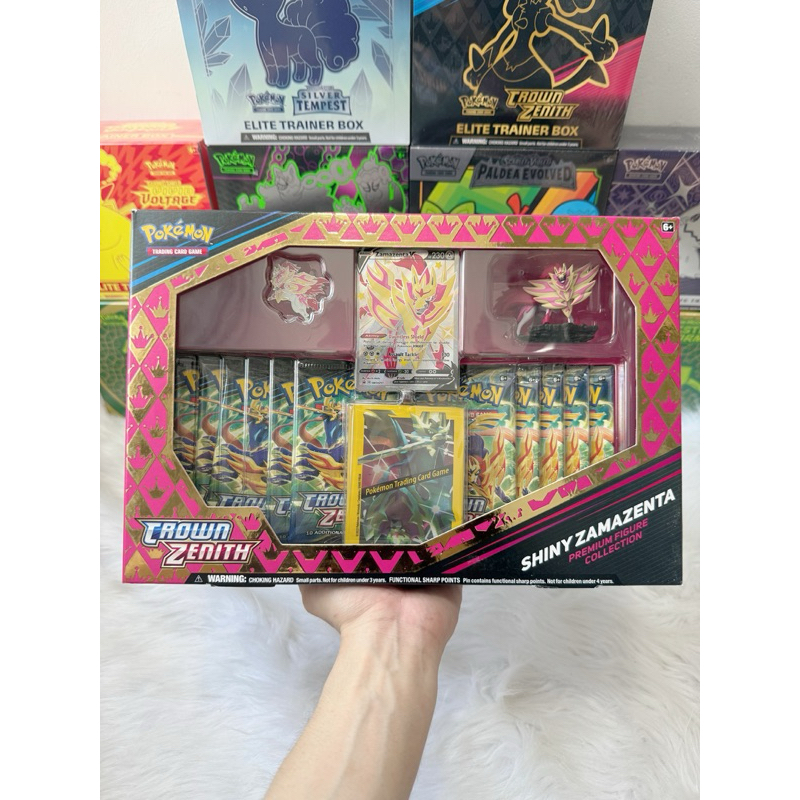 Pokémon TCG: Crown Zenith Premium Figure Collection (Shiny Zamazenta) | Shopee Malaysia