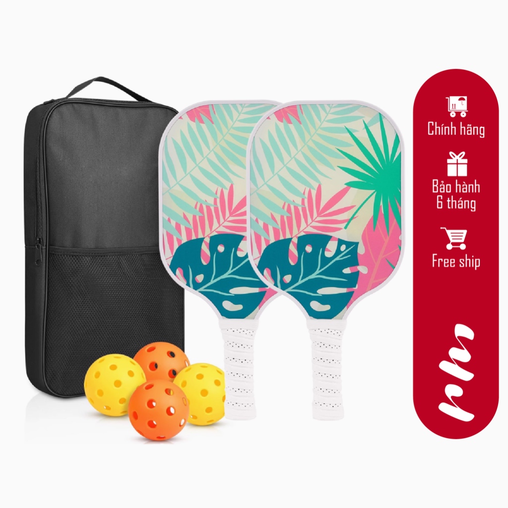 [Reckless Men] Pickleball, combo of 2 rackets, 4 balls and 1 bag ...