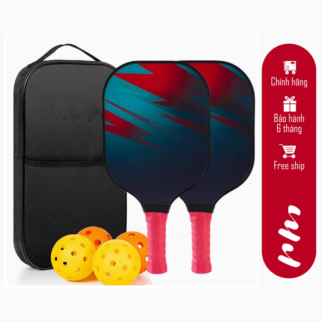 [Reckless Men] Pickleball, combo of 2 rackets, 4 balls and 1 bag ...