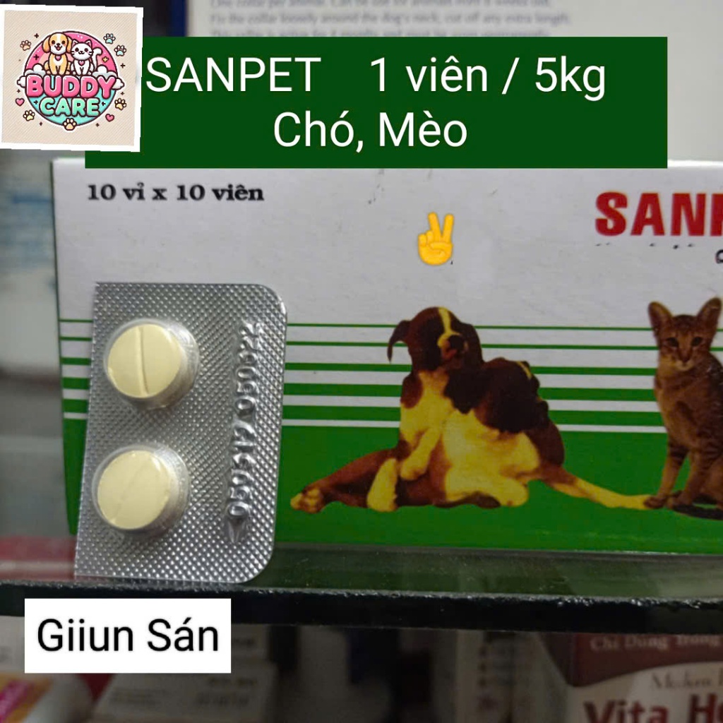 (Odd 2 tablets) SANPET Dog and Cat Worm Eliminator | Shopee Malaysia