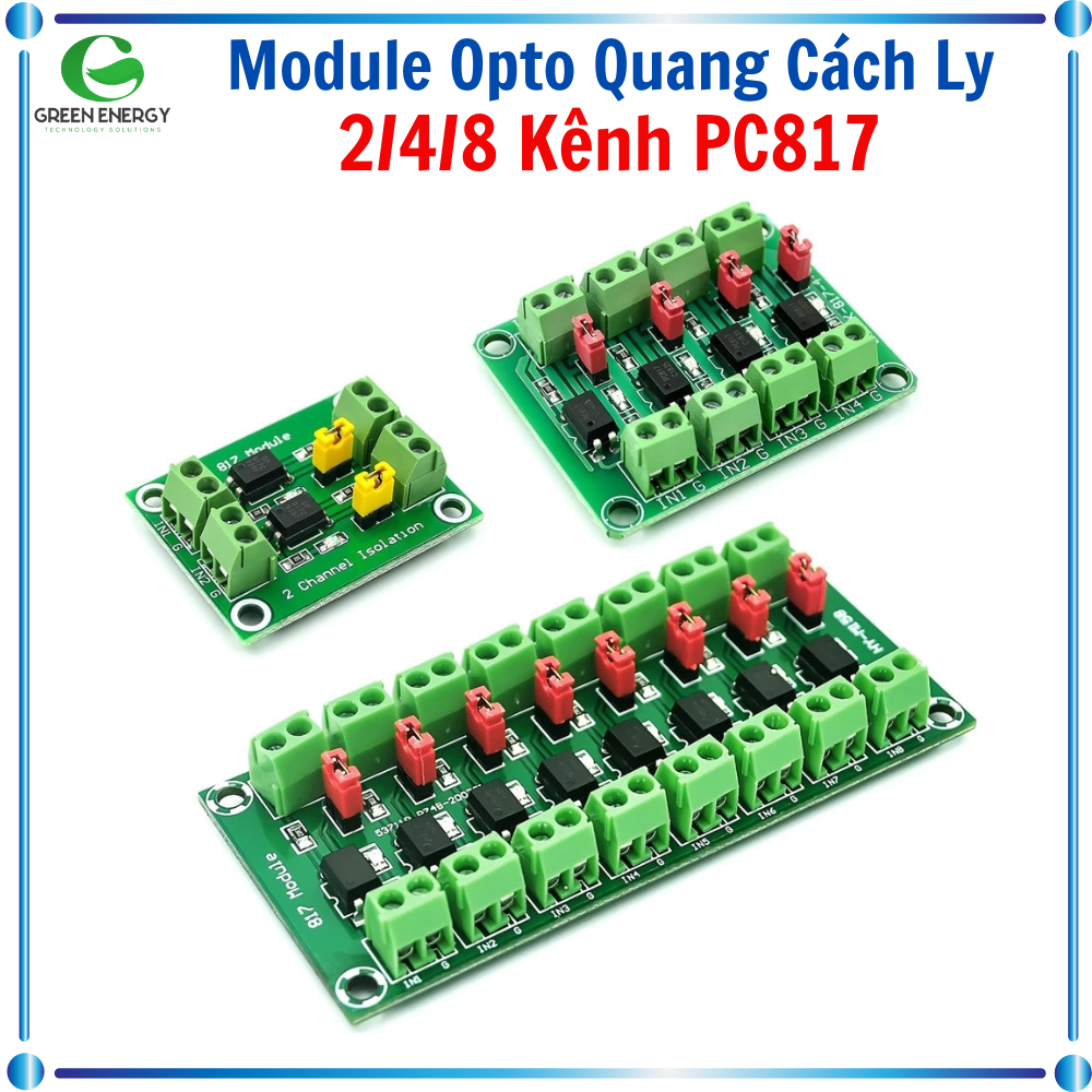 Pc817 2/4/8 Channel Optocoupler Isolation Board 2/4/8 Channel ...