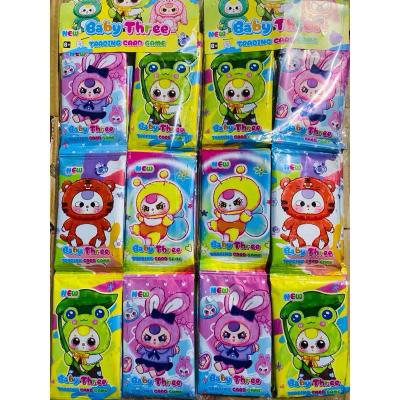 String of 36 bags of super cool baby three cards (bag of 6 cards ...