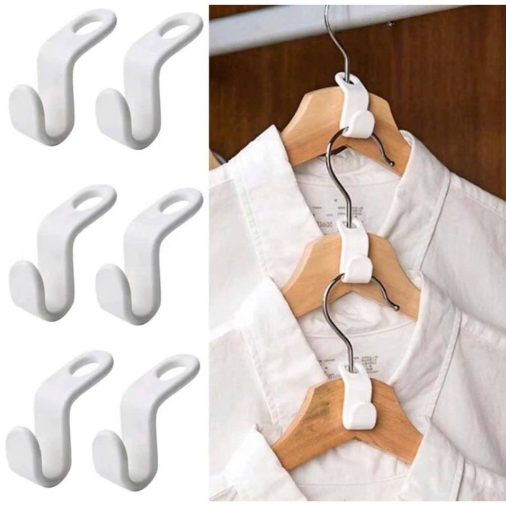 Space-saving multi-purpose plastic hanger, multi-purpose plastic hook ...