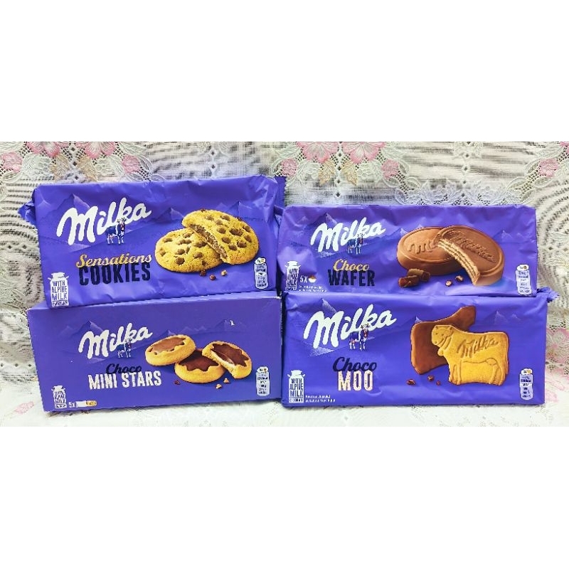 Milka Chocolate Cookies with many flavors (German product) | Shopee ...