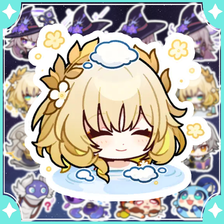 [Honkai Star Rail] Sticker The Herta, Aglaea, Caelus and Stelle (16 ...