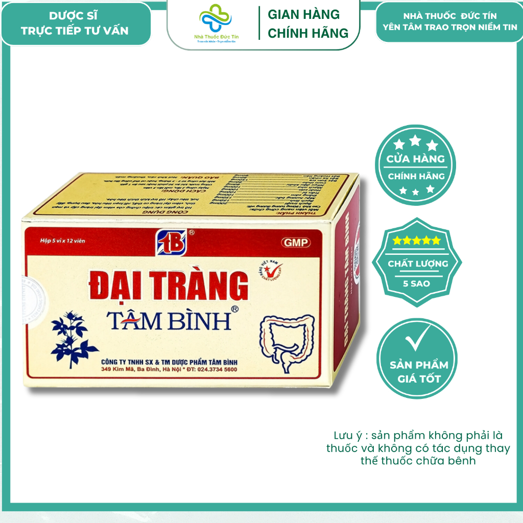 [Genuine] Tam Binh Colon - Supports reducing symptoms of spastic colon ...