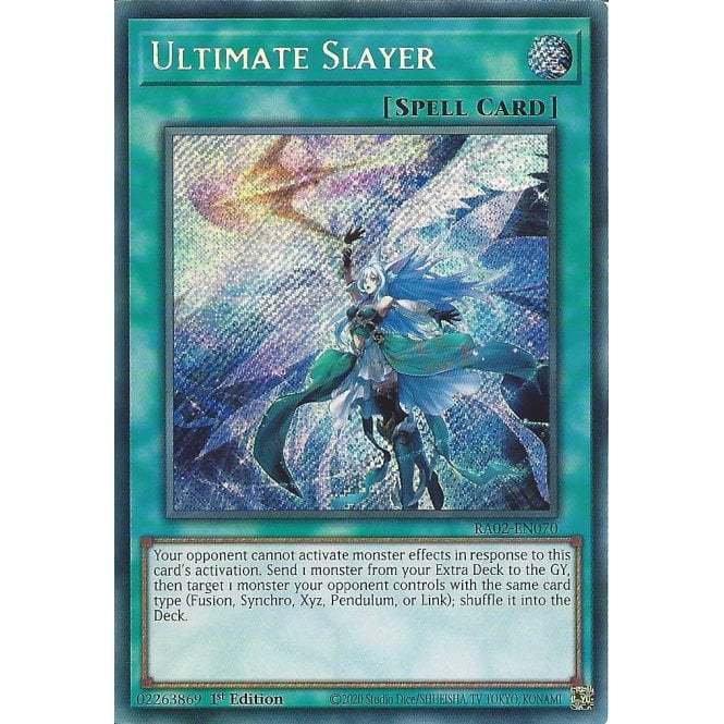 [KW2 Yugioh] [EN-UK] Card RA02-EN070 Ultimate Slayer : Secret Rare Card ...