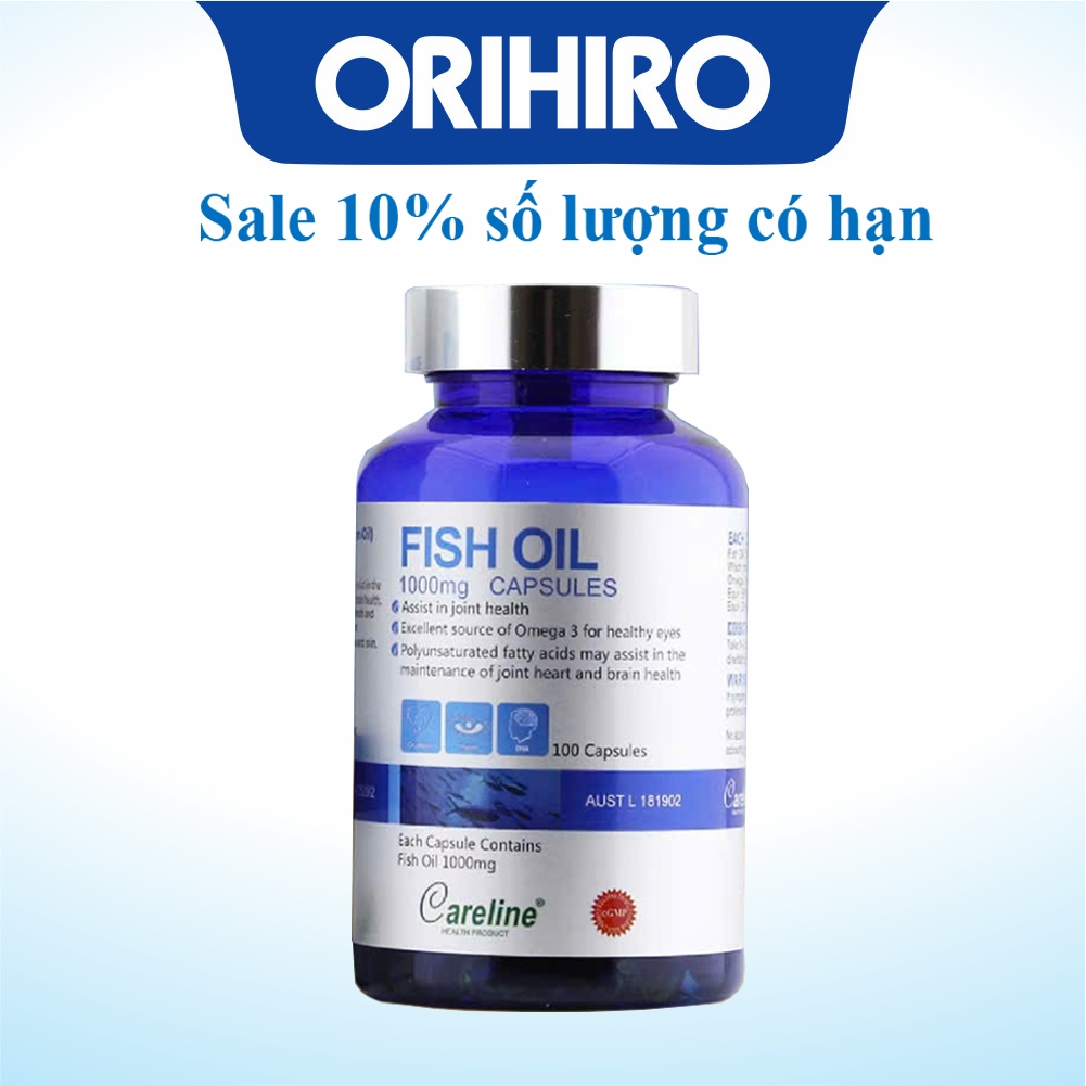 Careline Fish Oil DHA EPA Fish Oil supplement for pregnant women 100 ...