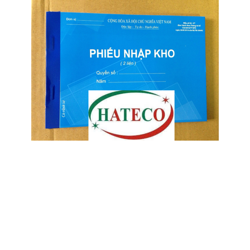 Warehouse receipt 2 copies of 100 A5 sheets, TYPE 1 - Receipt - payment ...