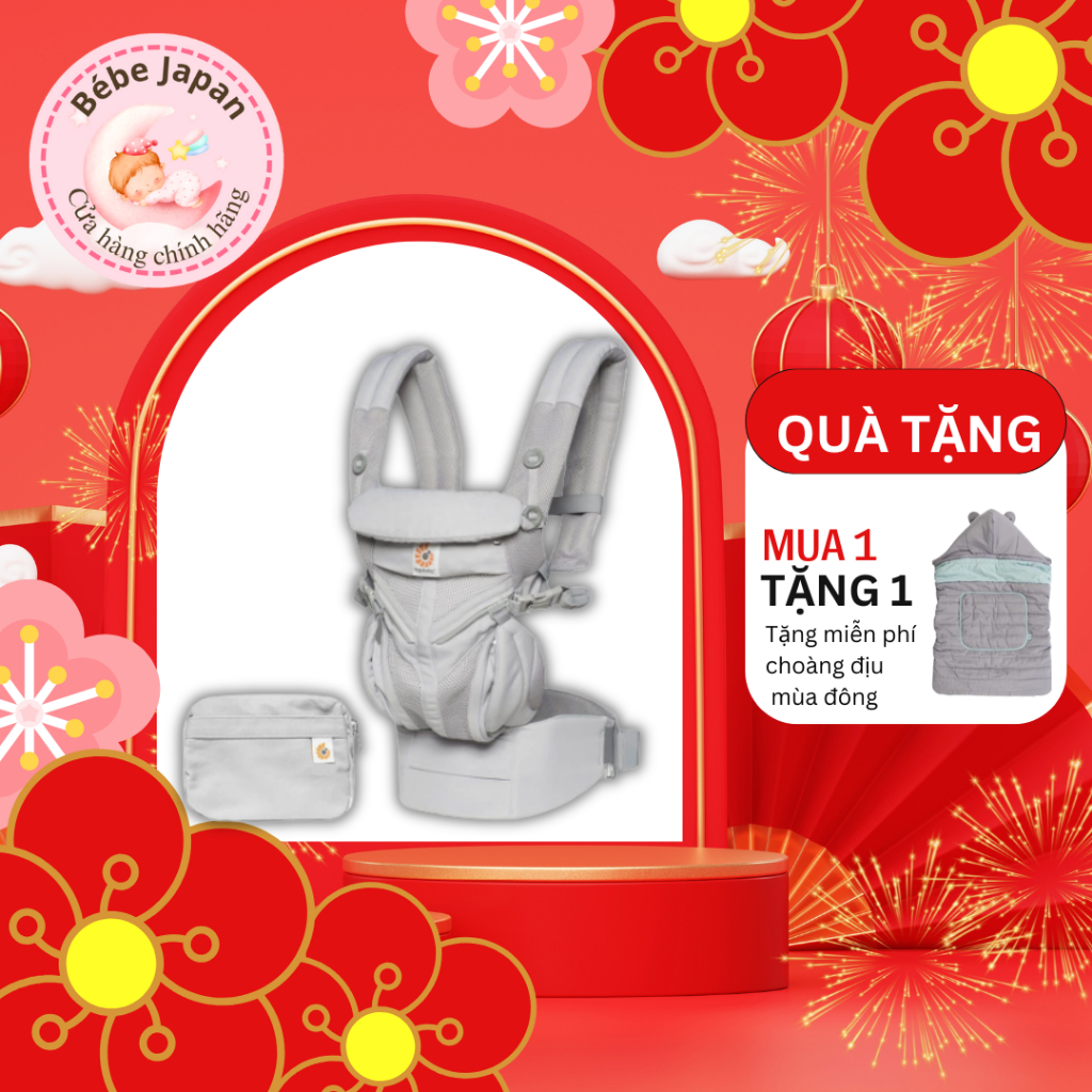 [GENUINE]Ergobaby Omni 360 Cool Air Mesh baby carrier - Prevents bowed ...