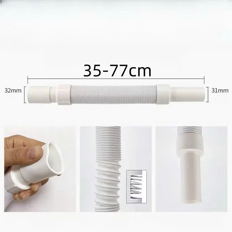 Siphon tail pipe for sink drainage, beautiful steel core pipe | Shopee ...