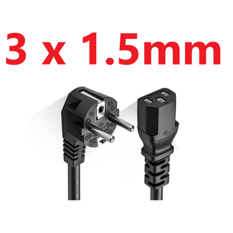 Computer power cord length 3m meter standard 3x1.5mm 60227 pure copper ...