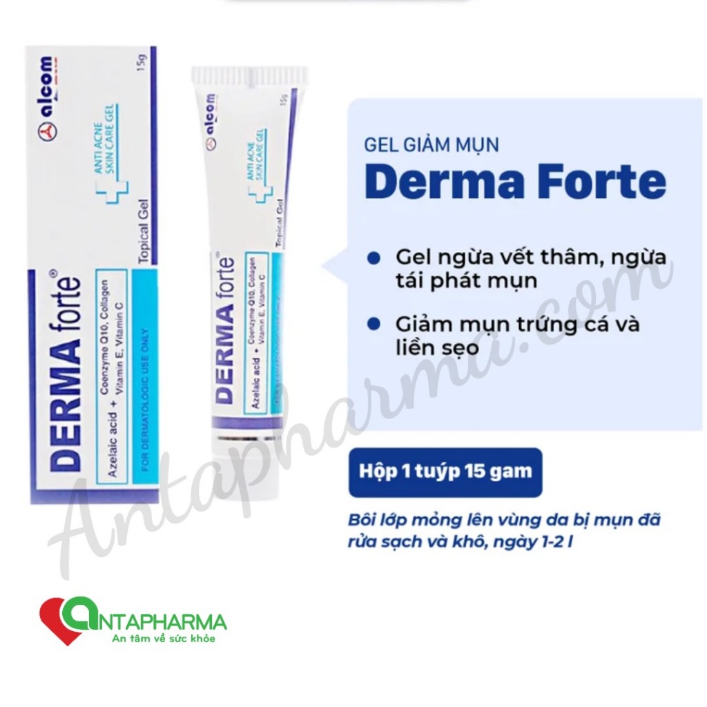 Derma Forte 15g - Gamma, Gel Helps Reduce Acne, Prevent Dark Spots, Fade Scars, Oily Acne Skin ...