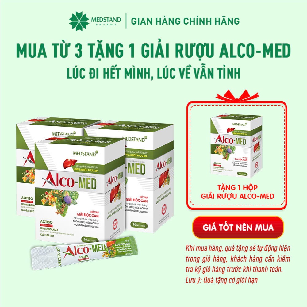 Combo of 3 boxes of Alco-MED hangover solution, helps keep the mind ...