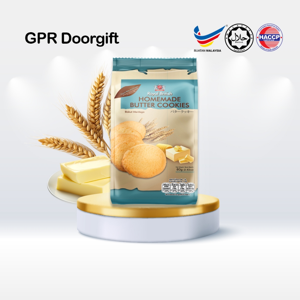 Traditional GPR Butter Cookies, 80G Pack, Malaysian Recipe | Shopee Malaysia