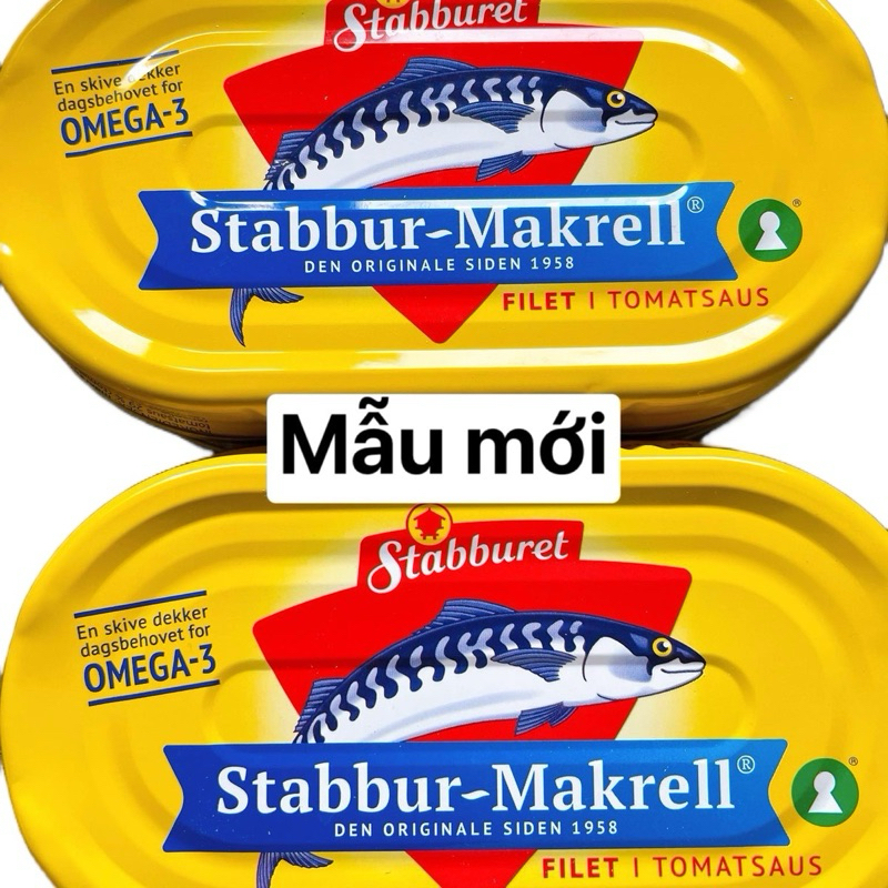 [NEW Model] Norwegian canned fish with Omega 3 tomato sauce STABBUR ...