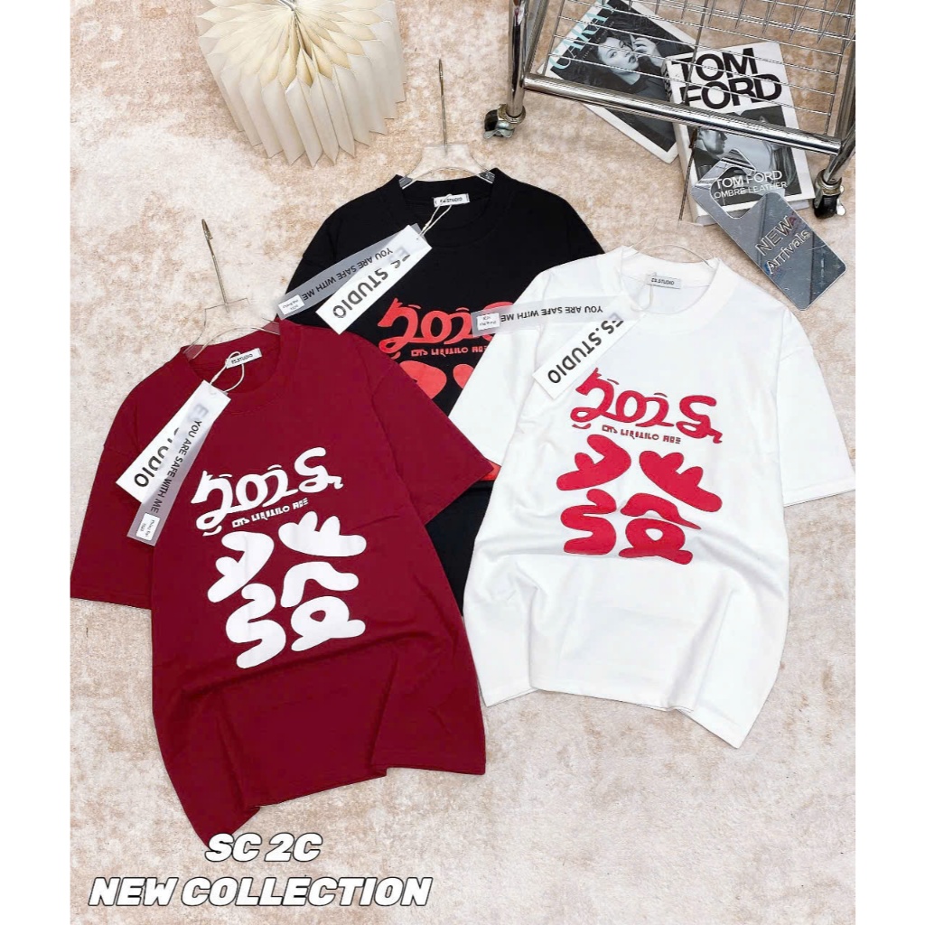 Loose-fitting font with printed image CNY 2025, super hot stylized ...