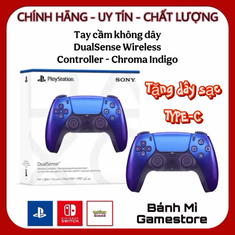 Ps5 Dualsense Wireless Controller Chroma Indigo | Shopee Malaysia