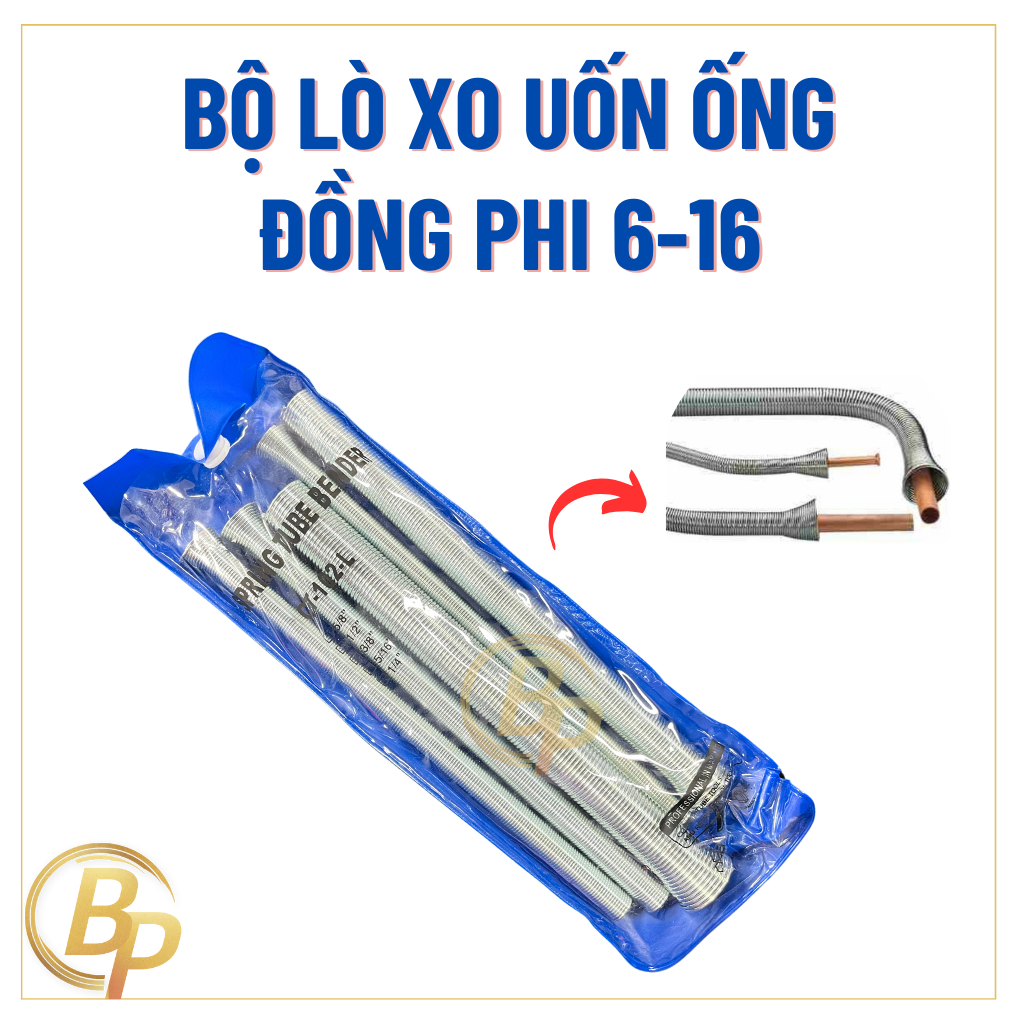 XO External bending copper tube spring set from 6 - 16 - Set of 5 pipe ...