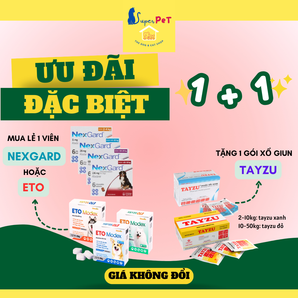 Odd 1 Tablet of NEXGARD & ETO MODEX Dog Tick Treatment, Dog Tick ...