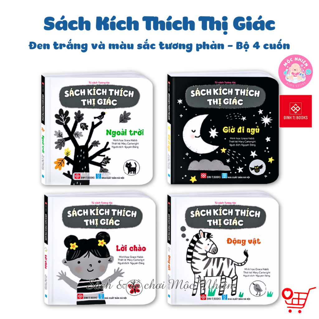 Visual stimulation Books - Black, white and contrasting colors for ...