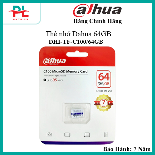 Dahua 64GB Class 10 memory card, speed 95MB/s - Genuine product ...
