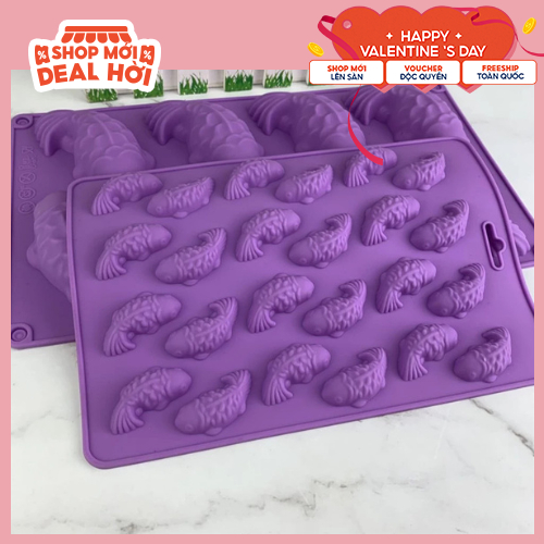 Silicone Mold for Carp, Large and Small Koi Fish for Making Jelly ...
