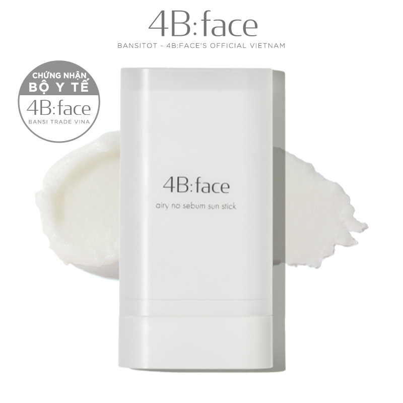 Sunscreen Stick 4B:face Airy No Sebum Sun Stick SPF50+ PA++++ 18g ...
