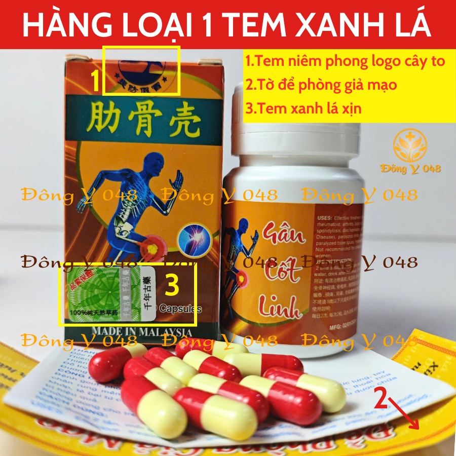 Cot Linh Tendon - Box of 30 Tablets - Relieve Joint Pain ...