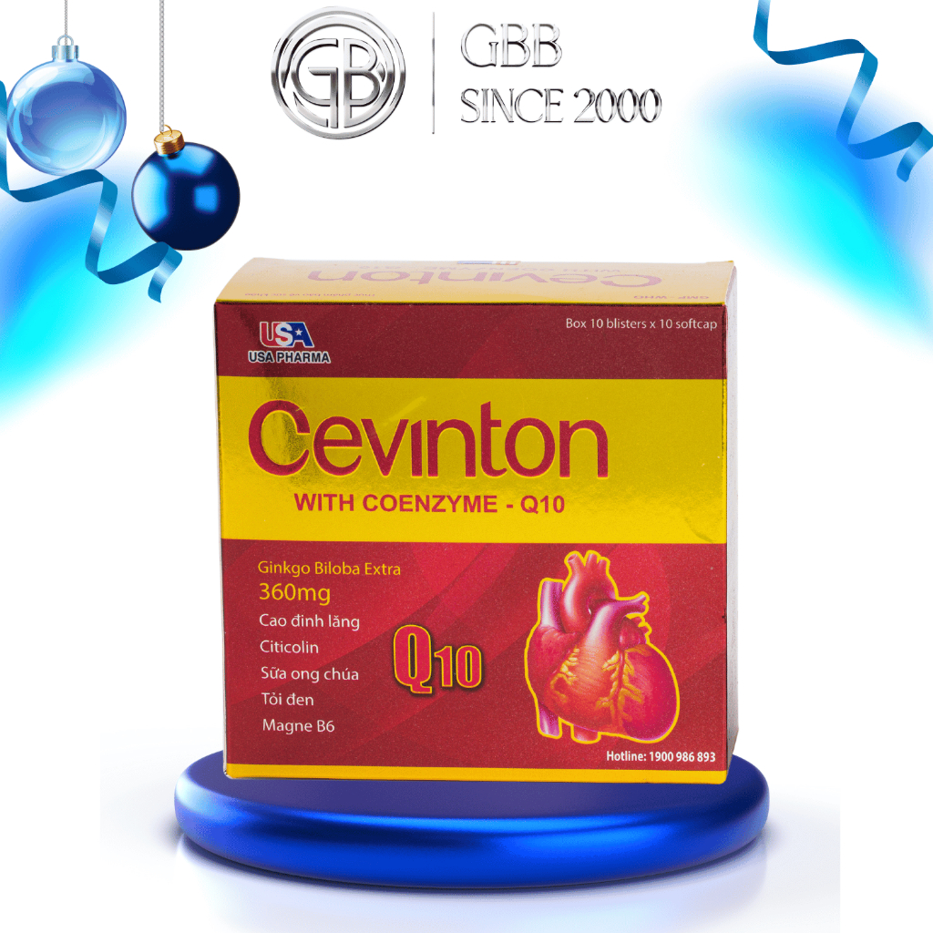Cevinton Coenzyme Q10 brain supplement prevents stroke, nourishes the ...