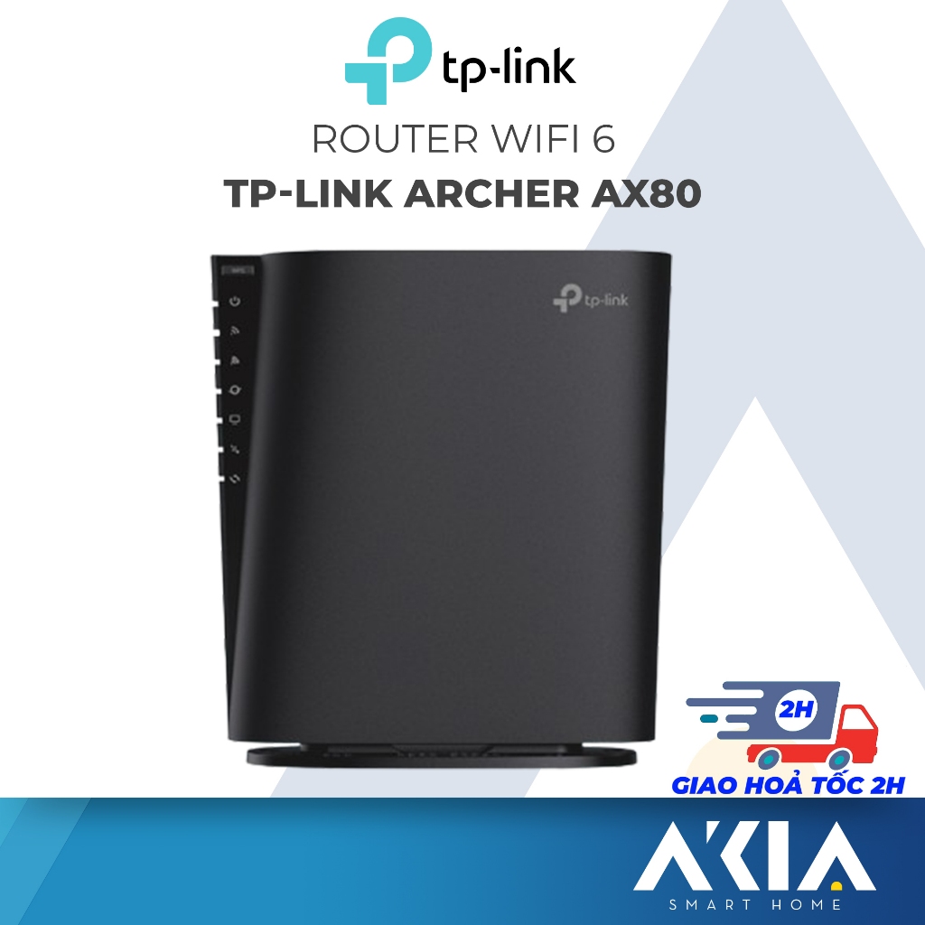 Tp-link Archer AX80 wifi transmitter, 6 AX6000 wifi router with good coverage, 2.5Gbps ...