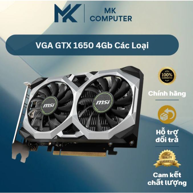 Vga GTX 1650Super, GTX 1650 4GB Beautiful and sparkling product ...