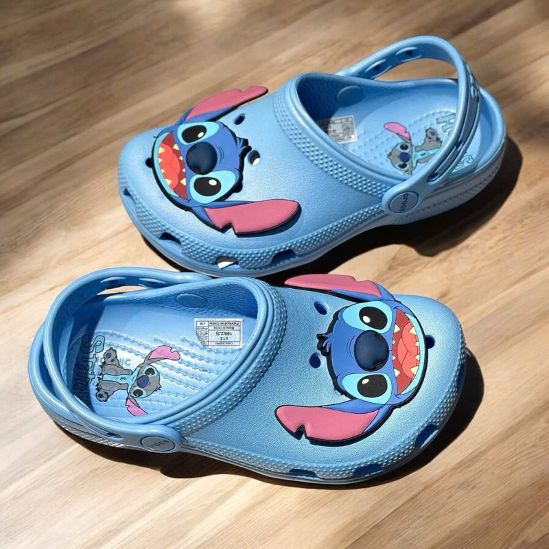 Crocs Classic Children Stitch Funny Cartoon Characters | Shopee Malaysia
