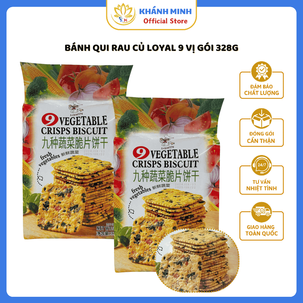 9 Types of Vegetable and Fruit Crispy Biscuits Supplementing Fiber for ...