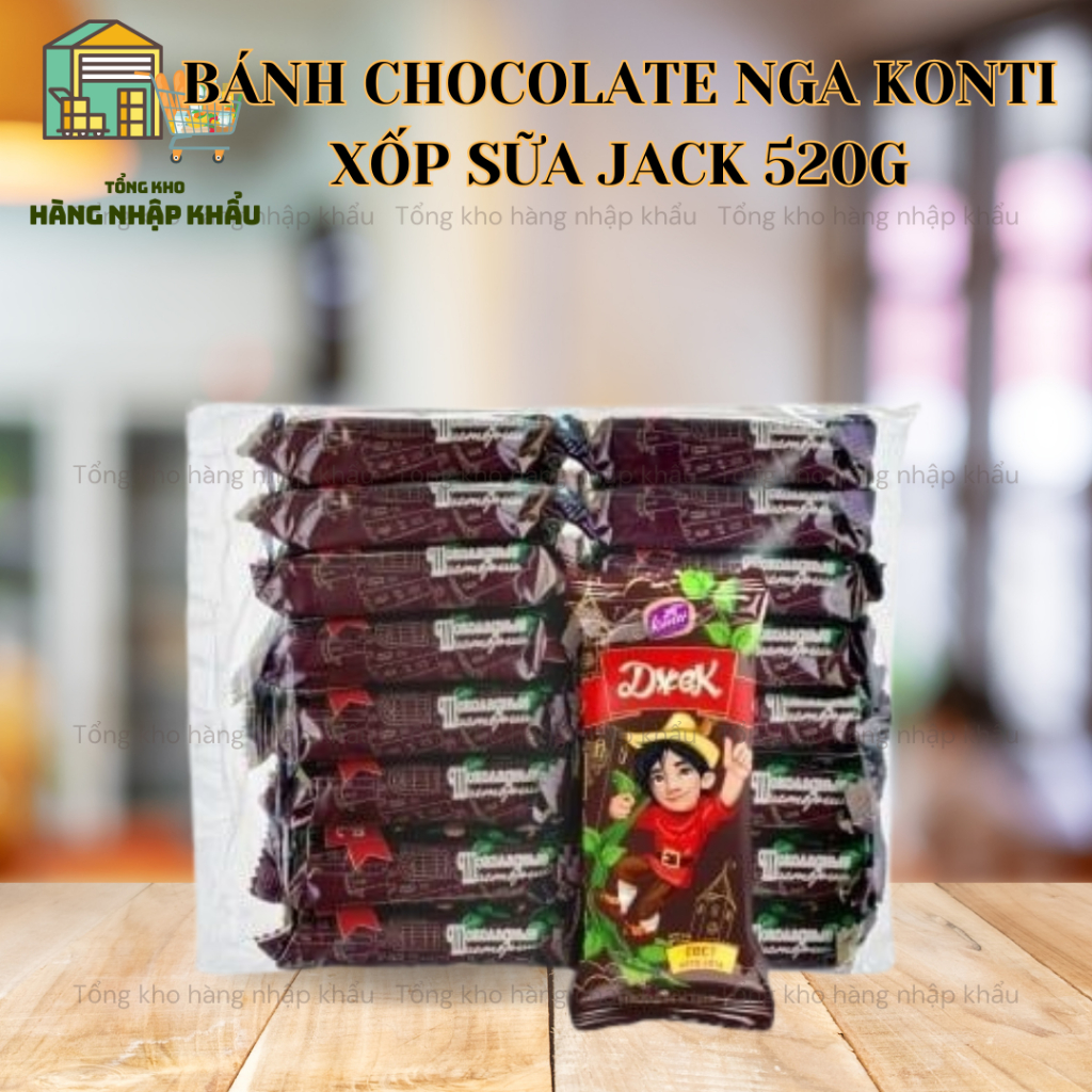 Konti Jack Russian chocolate milk sponge cake 520g | Shopee Malaysia