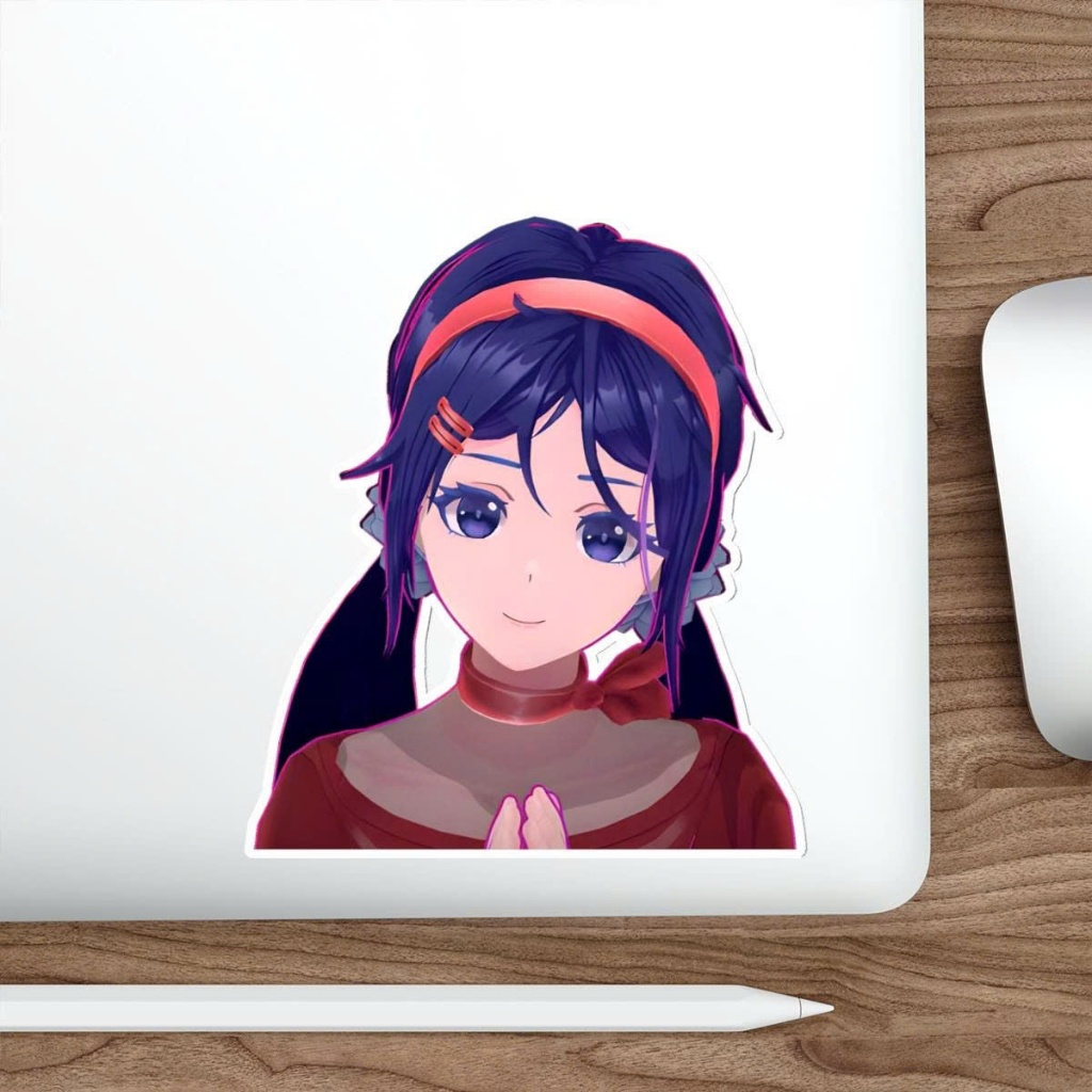Sticker Anime Game Mita Miside Sticker Miside Glitter Lamination ST15 ...