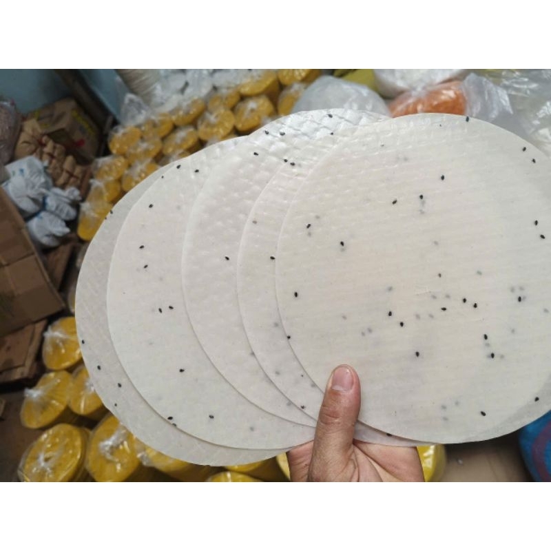 1 kg of grilled rice paper crust with Black Sesame | Shopee Malaysia