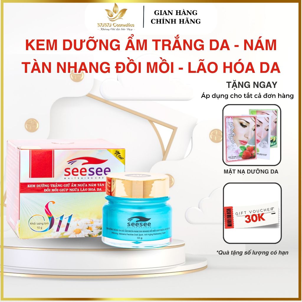 Seesee Moisturizing Whitening Cream to Prevent Slingshotm Freckles and ...