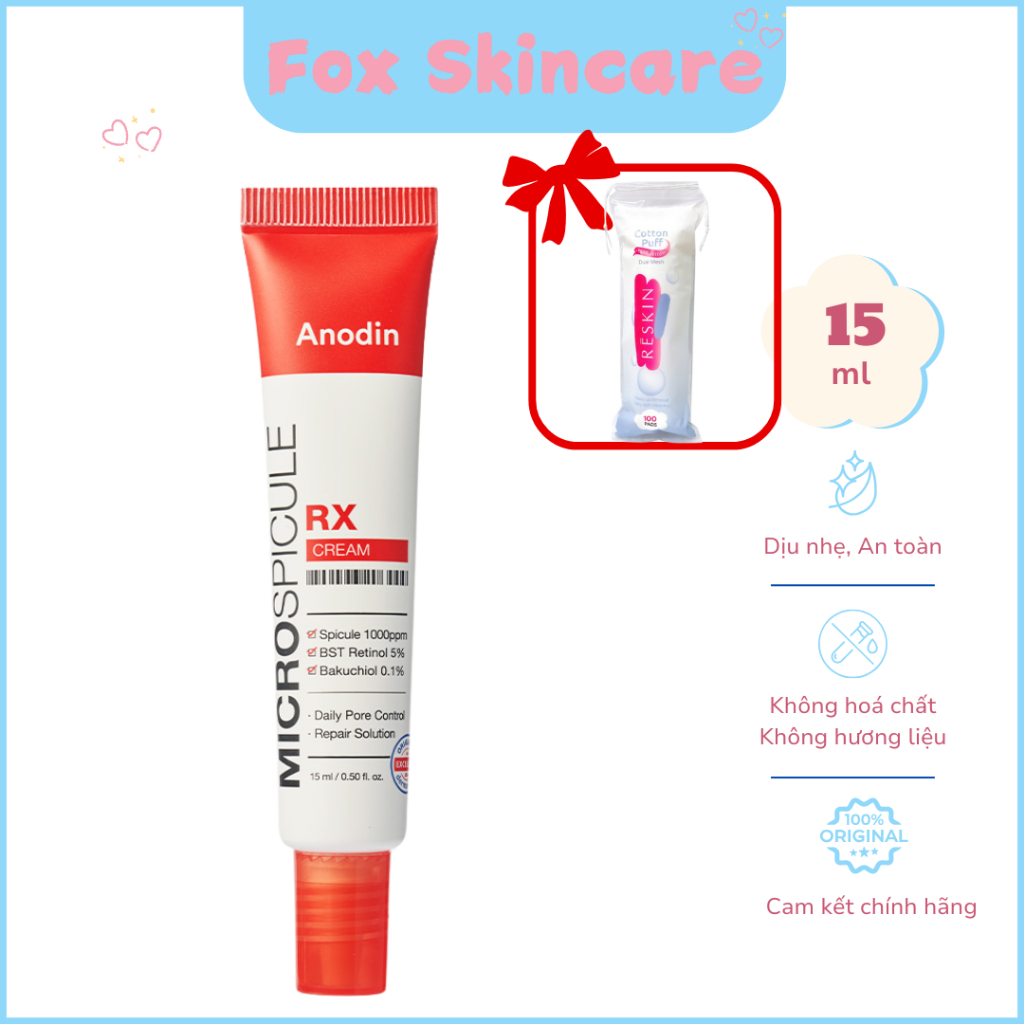 Retinol RX Micro Spicule Anodin Micro-spike cream rejuvenates and ...